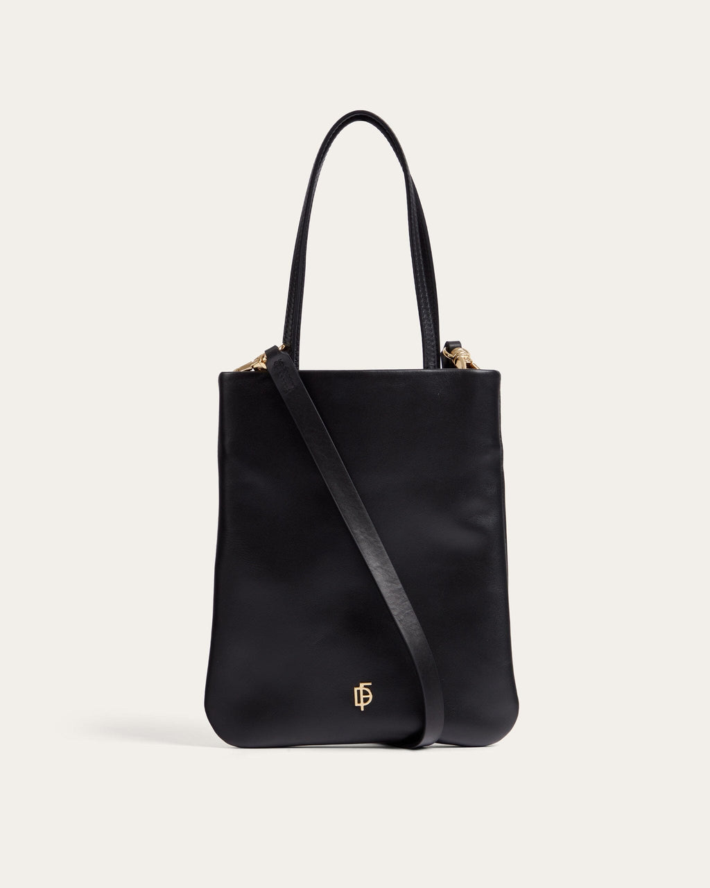 Gio Small Tote, Black | Dear Frances